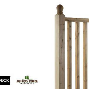 Decking Post – Classic Newel Post 85mm x 85mm x 1.5m | Chiltern Timber