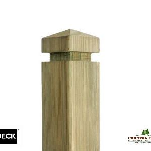 Decking Post – Contemporary Newel Post 85 x 85mm x 1.5m | Chiltern Timber