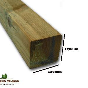 Pressure Treated – 125 x 125mm x 3.0m Planed Finish Post | Chiltern Timber