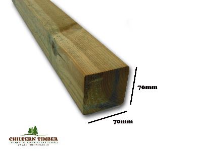 Pressure Treated – 75 x 75mm Fence Post | Chiltern Timber