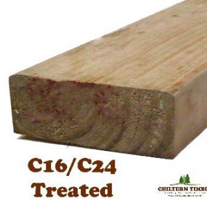 Pressure Treated – 63 x 200mm x 6.0m C16 / C24 | Chiltern Timber