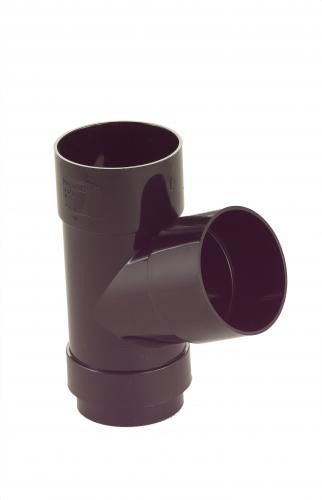 68mm Round Plastic 112.5 degree Downpipe Branch – White BR218 ...