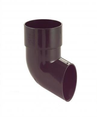 68mm Round Plastic Downpipe Shoe – White BR216 | Chiltern Timber