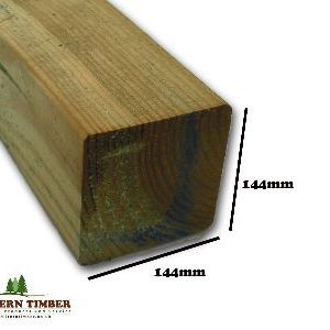 Pressure Treated – 150 x 150mm Planed Finish Post | Chiltern Timber