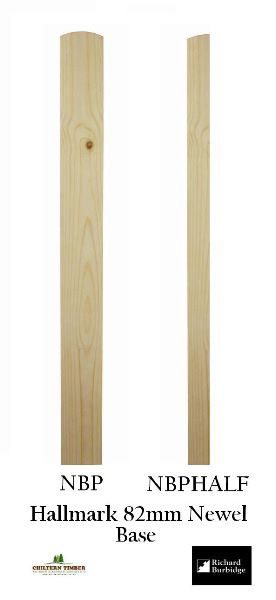 Hallmark Pine Newels 82mm Newel Bases | Chiltern Timber