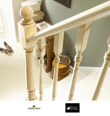 Hallmark Pine Newels 82mm Newel Drop | Chiltern Timber