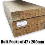 Pressure Treated – 47 x 200mm C16 / C24 Bulk Packs | Chiltern Timber