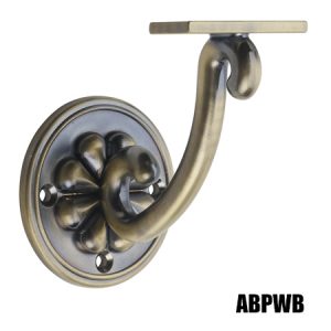 54mm Mopstick Handrail End Cap & Wall Brackets | Chiltern Timber