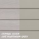 Cedral Click Fibre Cement Cladding Board C05 Platinum Grey | Chiltern ...