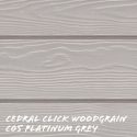 Cedral Click Fibre Cement Cladding Board C05 Platinum Grey | Chiltern ...