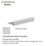 Cedral Click Fibre Cement Cladding Board C05 Platinum Grey | Chiltern ...