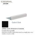Cedral Click Fibre Cement Cladding Board C50 Black | Chiltern Timber