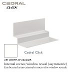 Cedral Click Fibre Cement Cladding Board C01 White | Chiltern Timber