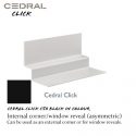 Cedral Click Fibre Cement Cladding Board C50 Black | Chiltern Timber