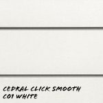 Cedral Click Fibre Cement Cladding Board C01 White | Chiltern Timber