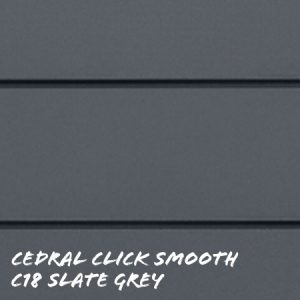 Cedral Click Fibre Cement Cladding Board C18 Slate Grey | Chiltern Timber