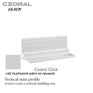 Cedral Click Fibre Cement Cladding Board C05 Platinum Grey | Chiltern ...
