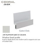 Cedral Click Fibre Cement Cladding Board C05 Platinum Grey | Chiltern ...