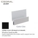 Cedral Click Fibre Cement Cladding Board C50 Black | Chiltern Timber