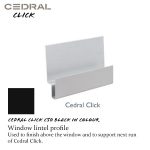 Cedral Click Fibre Cement Cladding Board C50 Black | Chiltern Timber