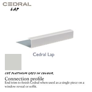 Cedral Lap Fibre Cement Cladding C05 Platinum Grey | Chiltern Timber