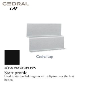Cedral Lap Fibre Cement Cladding C50 Black | Chiltern Timber