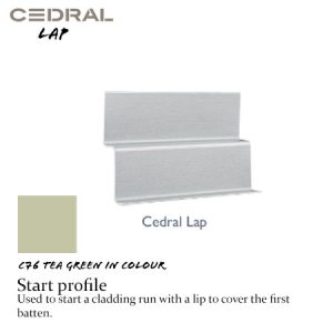 Cedral Lap Fibre Cement Cladding C76 Tea Green | Chiltern Timber