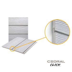 Cedral Click Fibre Cement Cladding Board C01 White | Chiltern Timber