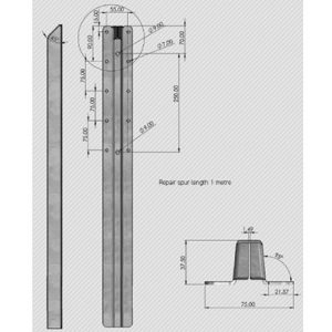 DuraPost Repair Spur | Chiltern Timber