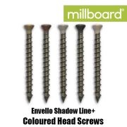 Millboard Envello Cladding Shadow Line+ Coloured Head Screws FC40P100 ...