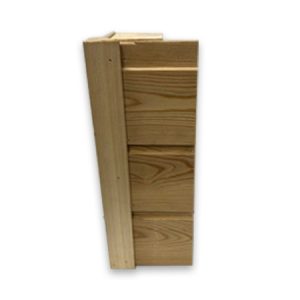 Timber Cladding External Corner Trim 44 x 44mm x Various lengths ...