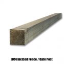 Pressure Treated – HC4 Incised Sawn Fence Post | Chiltern Timber