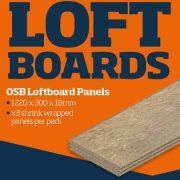 Loft Panels Sterling Board OSB Type 3 (Pack of 3) | Chiltern Timber