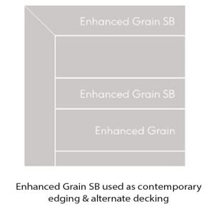 Millboard Decking Enhanced Grain SB (Slim Board) MDE126 | Chiltern Timber