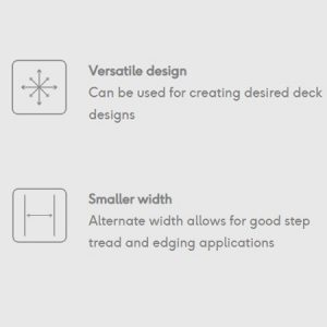 Millboard Decking Enhanced Grain SB (Slim Board) MDE126 | Chiltern Timber