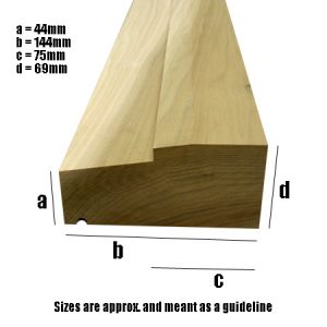 Sash Window – Poplar Step Cill 69 x 144mm | Chiltern Timber