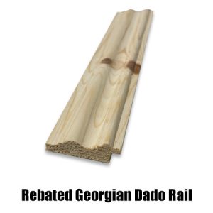 Timber Mouldings – Cladding Capping Georgian Dado Rail Softwood 20 x ...