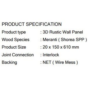 3D Wall Tile Hardwood Rustic Interlock Cladding 1.01m2 Packs | Chiltern ...