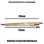 Weatherboard Featheredge Rebated Softwood Barn Cladding Treated ...