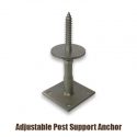 Adjustable Post Support Anchor | Chiltern Timber
