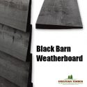 Weatherboard Featheredge SATIN Black Barn Cladding Q-clad | Chiltern Timber