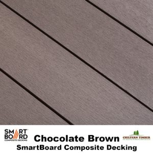 SmartBoard Chocolate Brown Composite Deck Board 3.6m | Chiltern Timber