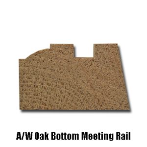 Sash Window – American White Oak Sash Bottom Meeting Rail 38 x 57mm x ...