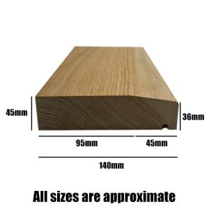 Door Cill – Oak Flat 45 x 140mm | Chiltern Timber