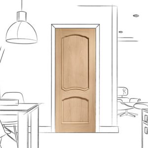 Internal Door – Oak Louis with Raised Mouldings | Chiltern Timber