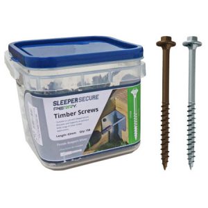 SleeperSecure Railway Sleeper Screws Hex Head | Chiltern Timber