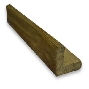 Timber Cladding – Treated Softwood Corner Cover Trim 44 x 44mm x 2.4m ...