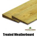 Weatherboard Featheredge Waney Edge Larch x 3.66m Treated | Chiltern Timber