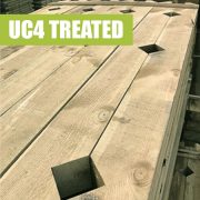 Pressure Treated – V Notched Fence Posts | Chiltern Timber