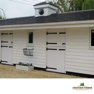 Weatherboard White Barn Rebated Q-clad 3.9m | Chiltern Timber